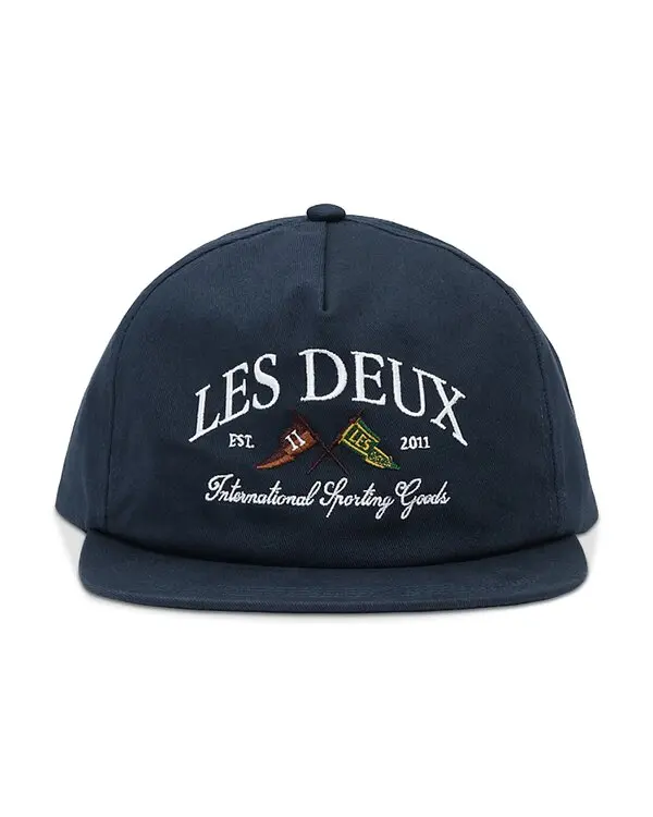 LES DEUX Logo Cap - Dark Navy