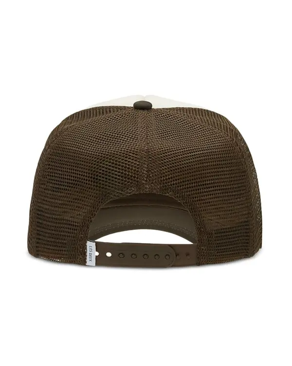 LES DEUX Logo Basketball Trucker Hat