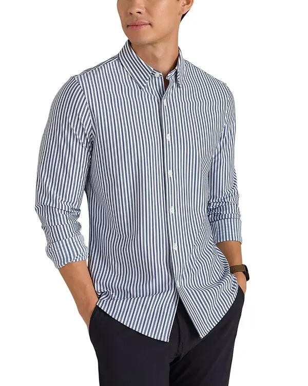 RHONE Slim Commuter Stripe Shirt