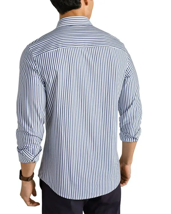RHONE Slim Commuter Stripe Shirt
