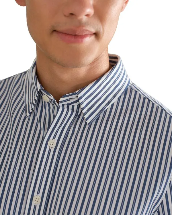 RHONE Slim Commuter Stripe Shirt