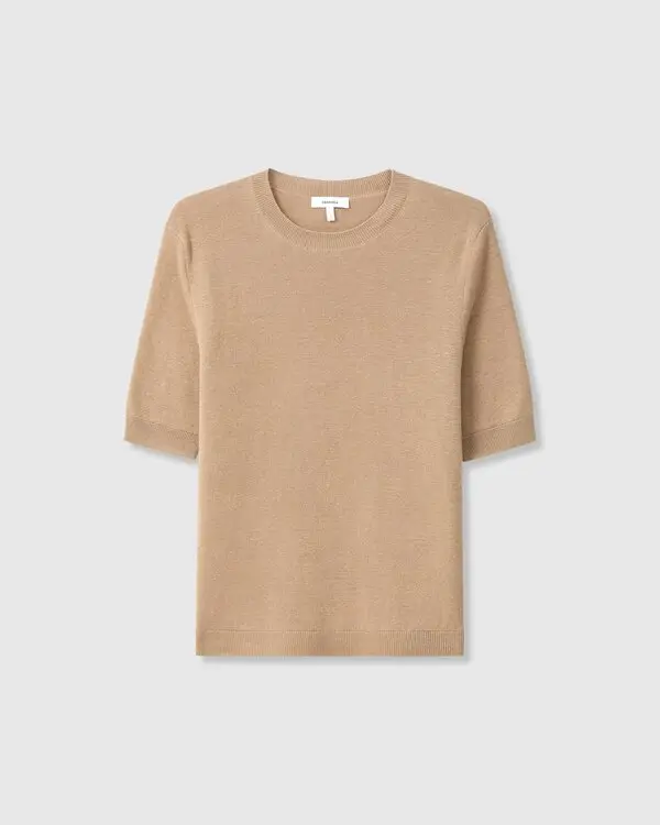 CASASOLA Dora Knit Top - Camel