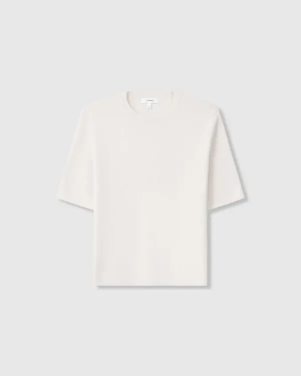 CASASOLA Eva Silk Top - Tapioca