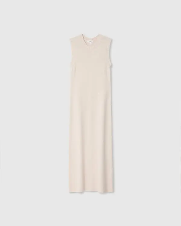 CASASOLA Violeta Midi Dress - Tapioca
