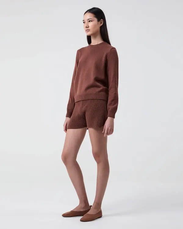 CASASOLA Nina Crewneck - Brown
