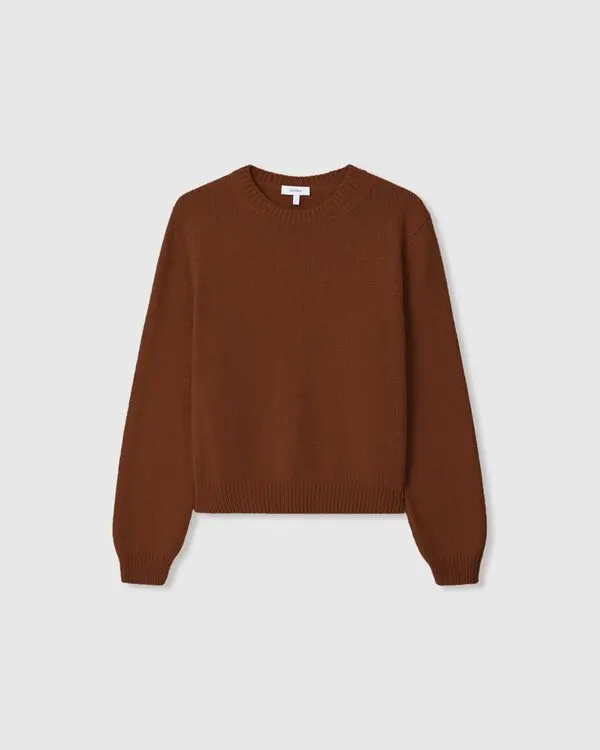 CASASOLA Nina Crewneck - Brown