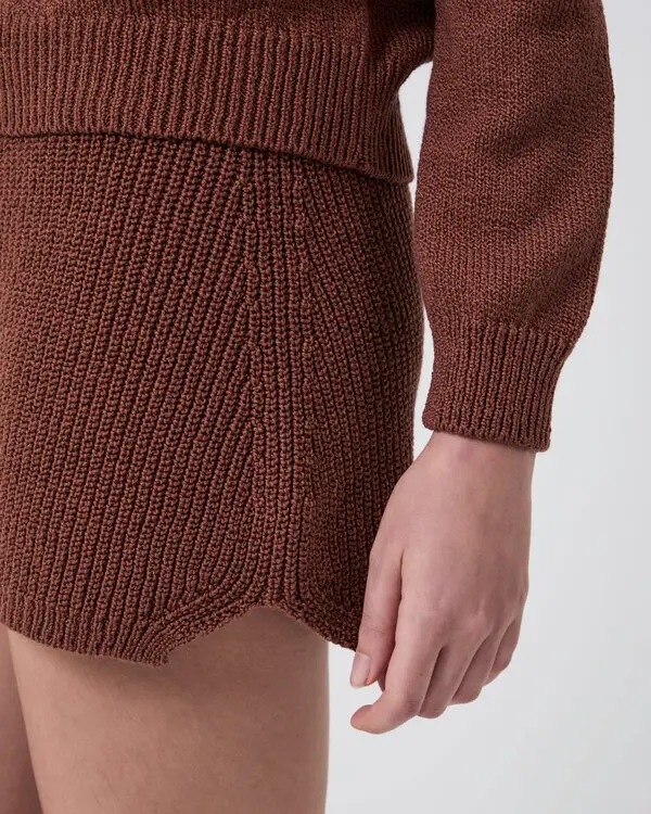 CASASOLA Alba Shorts - Brown