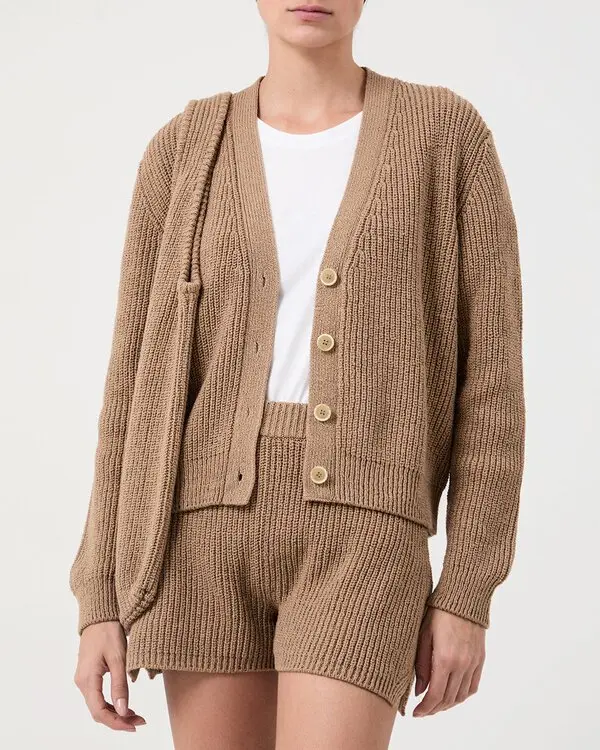 CASASOLA Aurora Cardigan - Camel