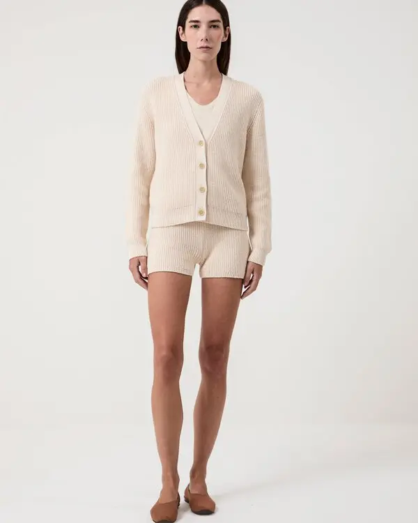 CASASOLA Aurora Cardigan - Tapioca