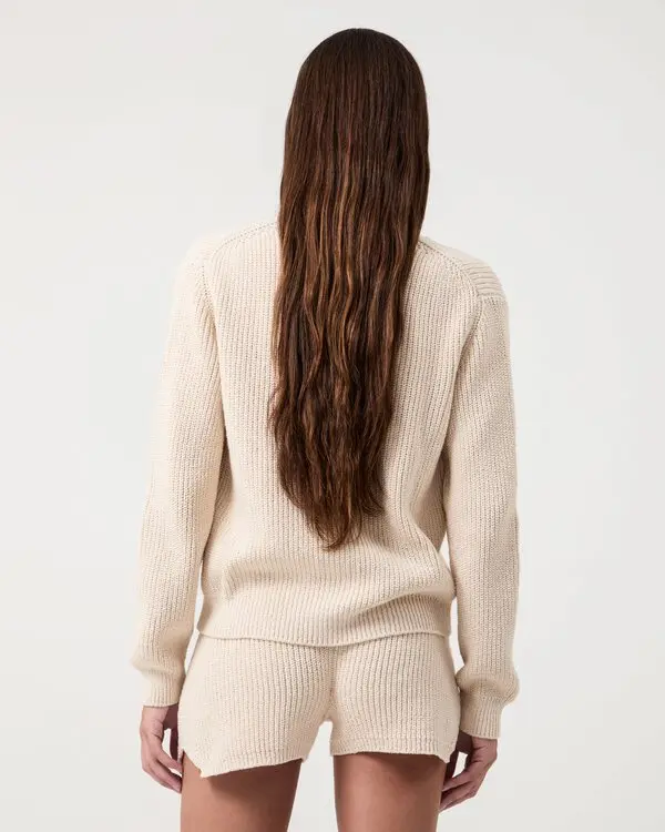 CASASOLA Aurora Cardigan - Tapioca