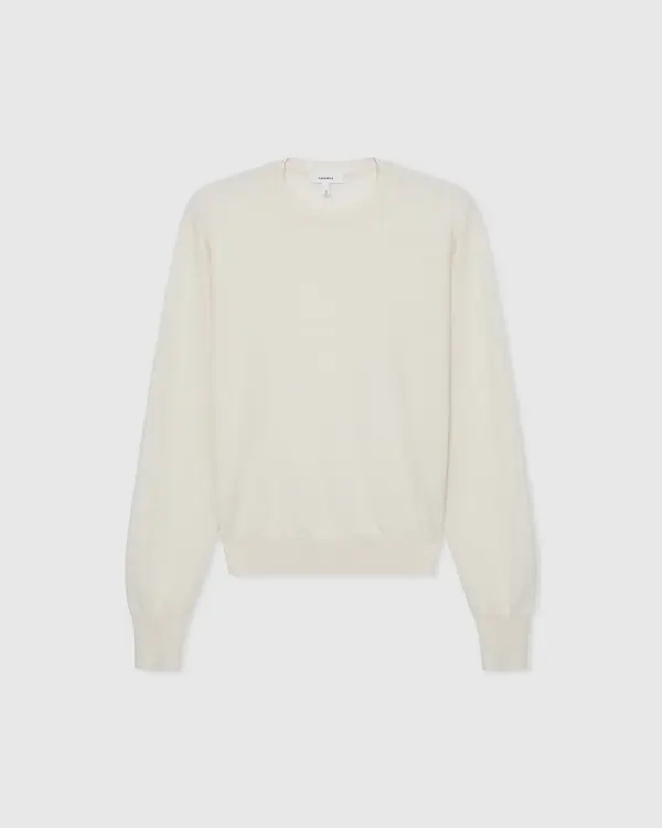 CASASOLA Pio Crew Sweater - Tapioca