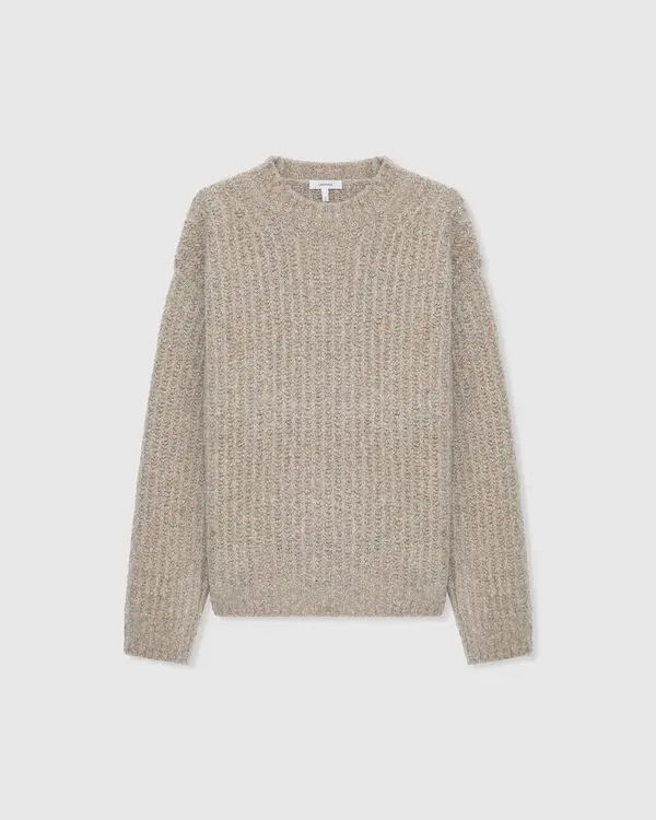 CASASOLA Orso Bouclé Sweater - Stone