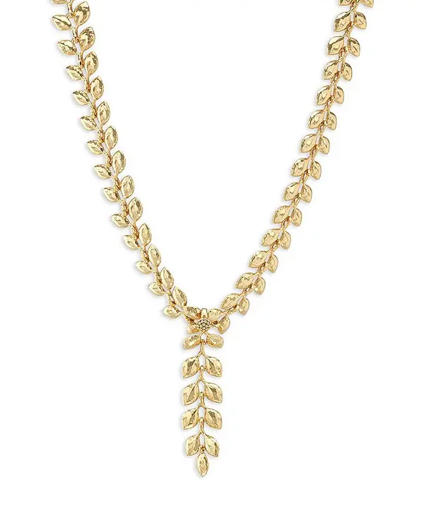 CAPUCINE DE WULF Golden Lauren Convertible Necklace, 16