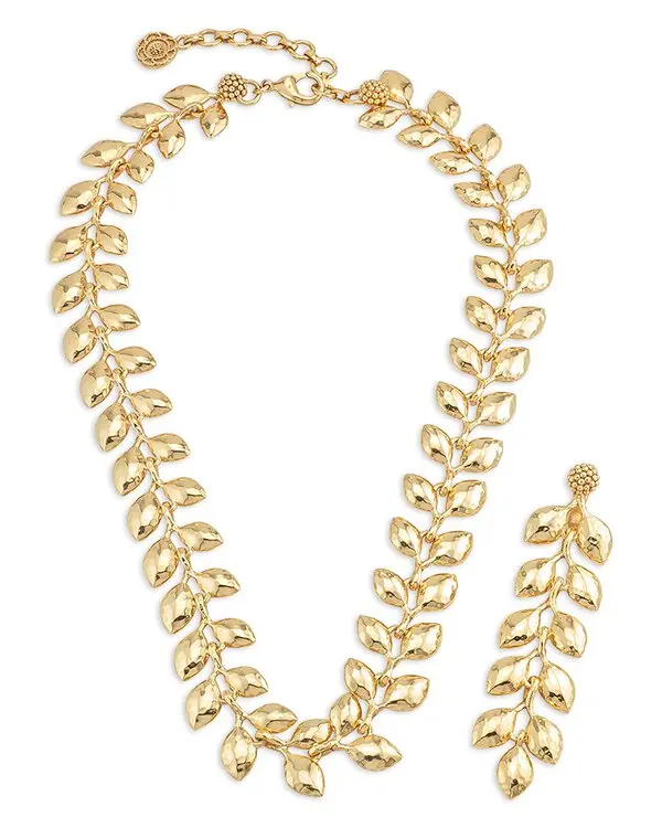 CAPUCINE DE WULF Golden Lauren Convertible Necklace, 16