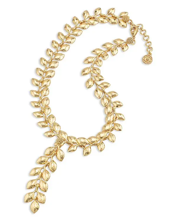 CAPUCINE DE WULF Golden Lauren Convertible Necklace, 16