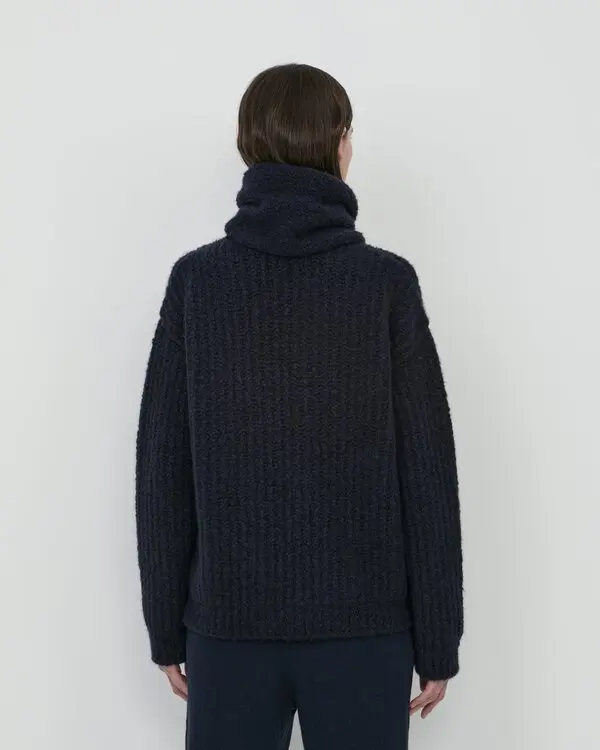 CASASOLA Ciro W Scarf - Navy