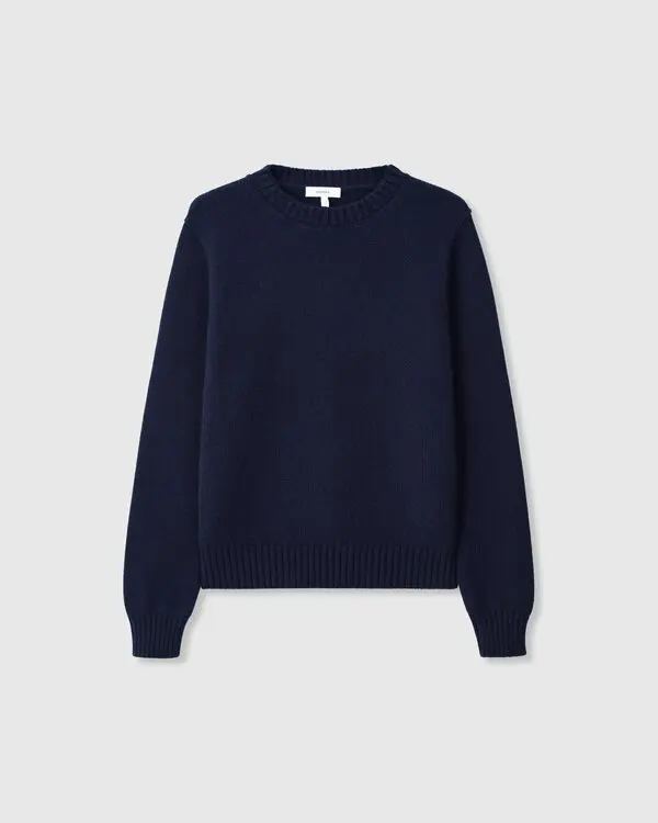 CASASOLA Pina Four-ply Crewneck - Navy