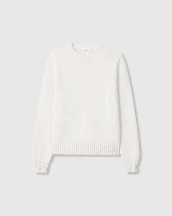 CASASOLA Pina Four-ply Crewneck Sweater - Tapioca