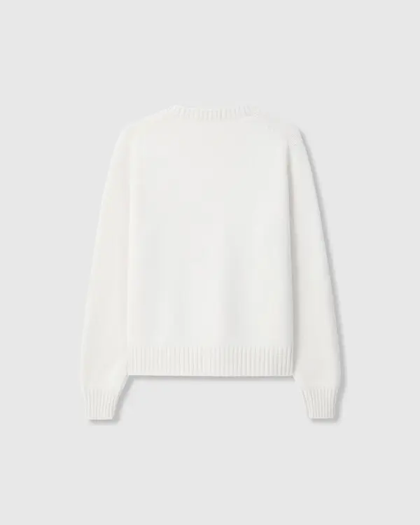 CASASOLA Pina Four-ply Crewneck Sweater - Tapioca