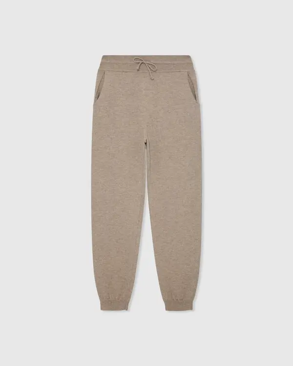CASASOLA Fiore Jogging Trousers - Stone