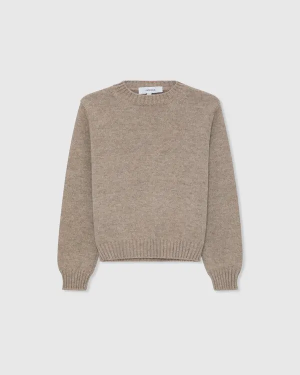 CASASOLA Pipo Crewneck - Stone