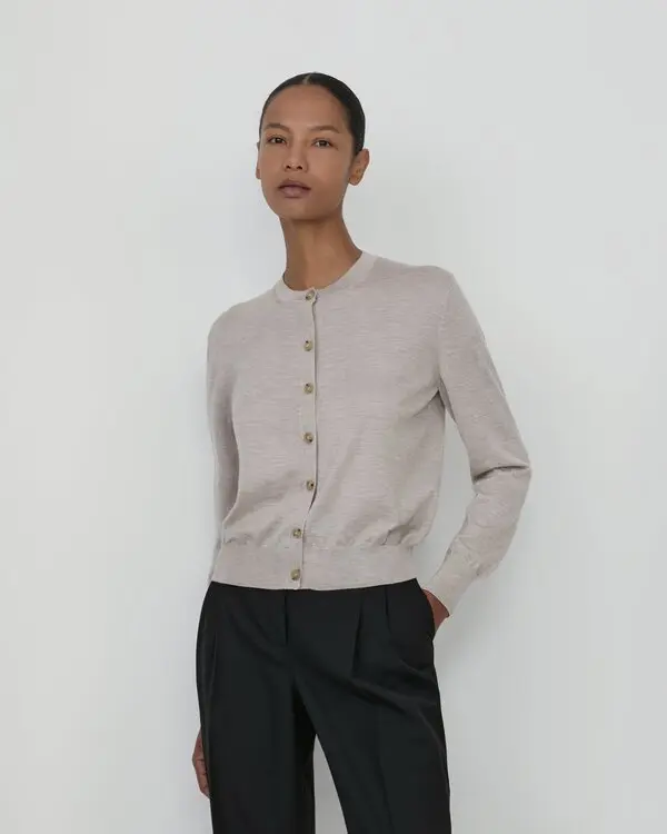 CASASOLA Madolina Cardigan - Sand