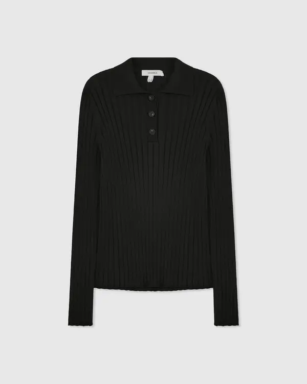 CASASOLA Iliana Polo - Black