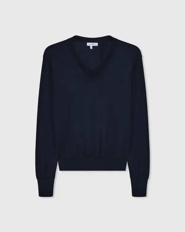 CASASOLA Cosima V-neck Sweater - Black