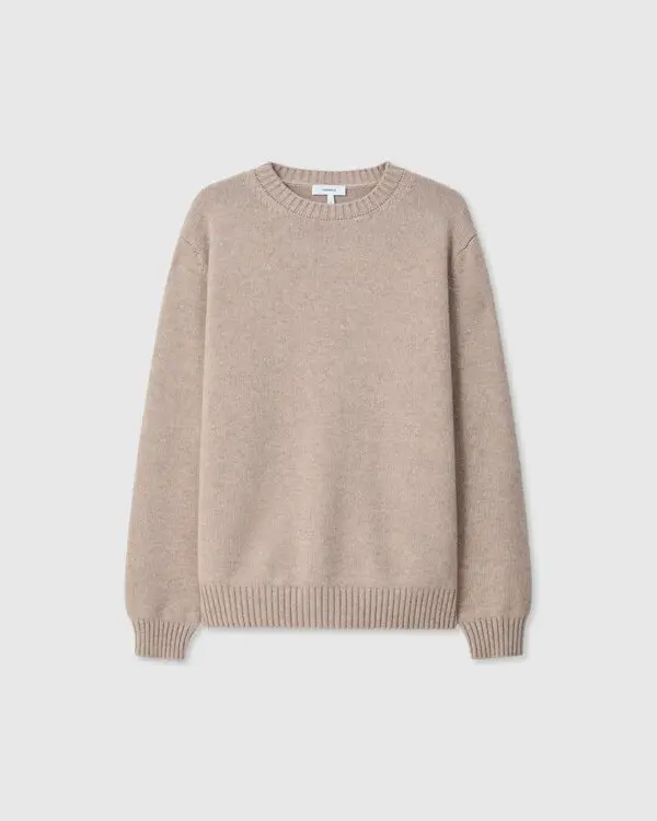 CASASOLA Pino Four-ply Crewneck - Stone