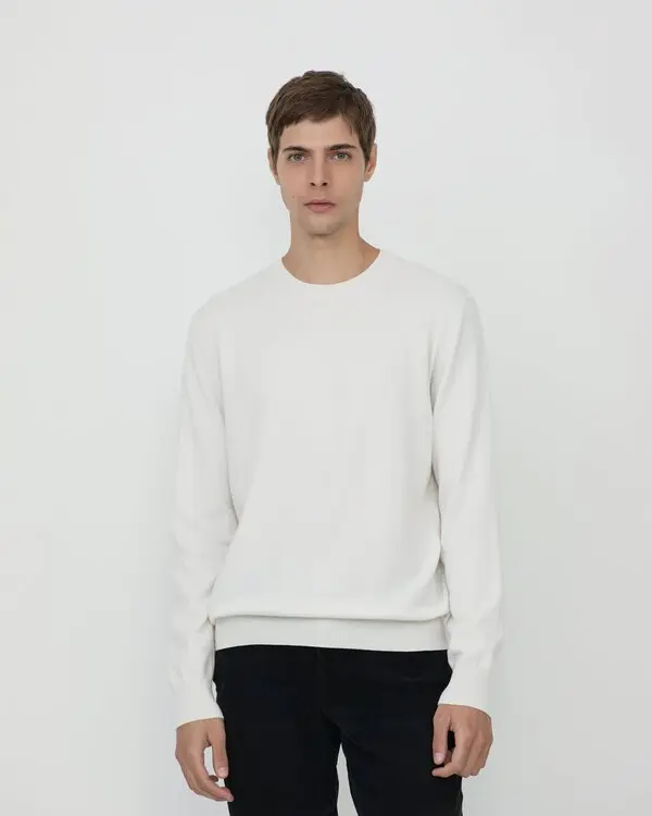 CASASOLA Corso Crewneck Sweater - Tapioca