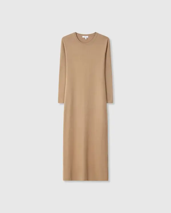 CASASOLA Elisabetta Midi Dress - Camel
