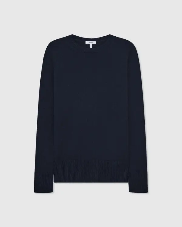 CASASOLA Crewneck Cashmere Sweater - Navy