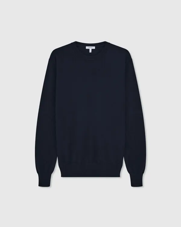 CASASOLA Corso Crew Sweater - Navy