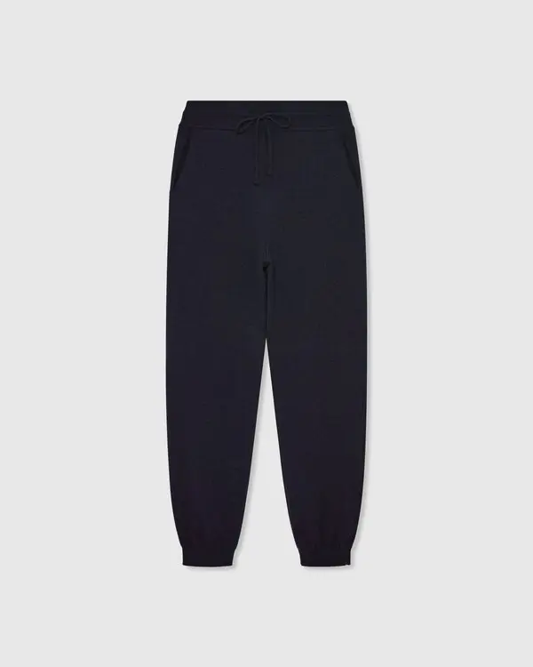 CASASOLA Compact Cashmere Jogging Trousers - Navy