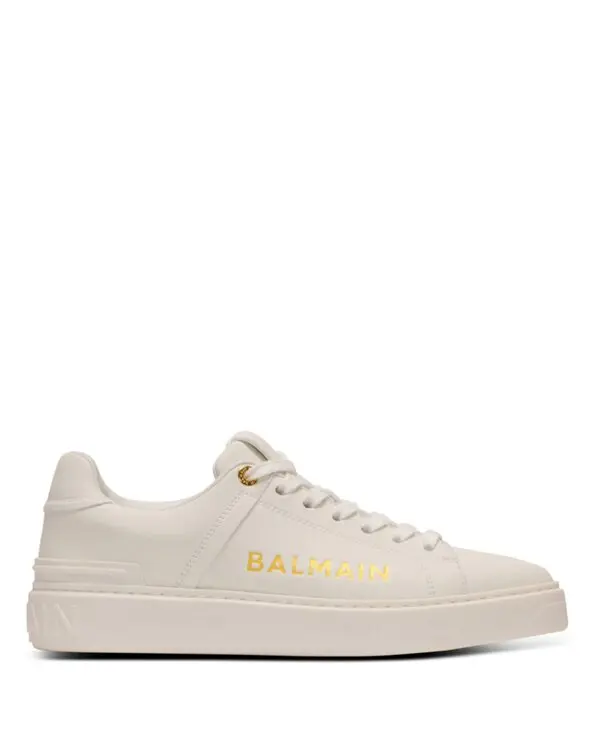 Balmain B-court Printed Trainers