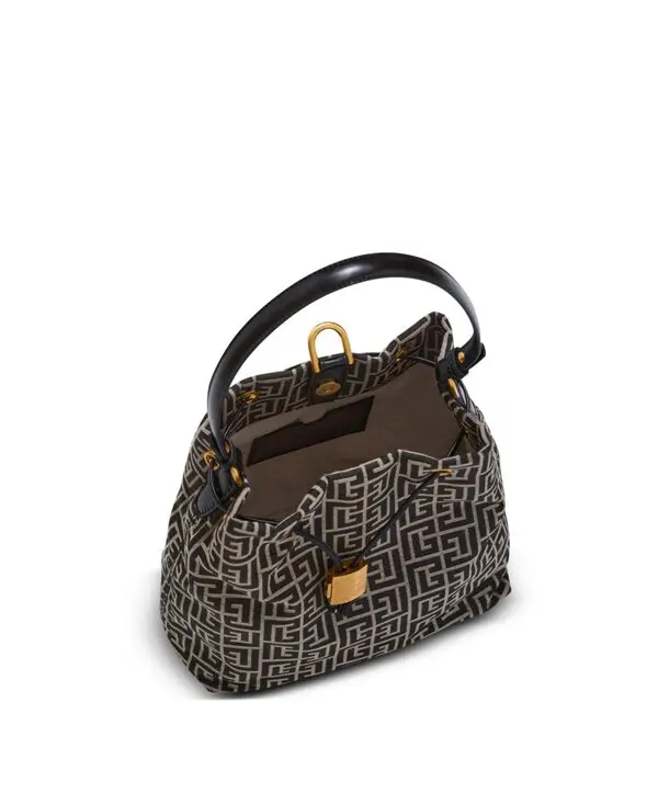 Balmain Pulse Monogram Jacquard Backpack