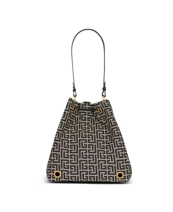 Balmain Pulse Monogram Jacquard Backpack
