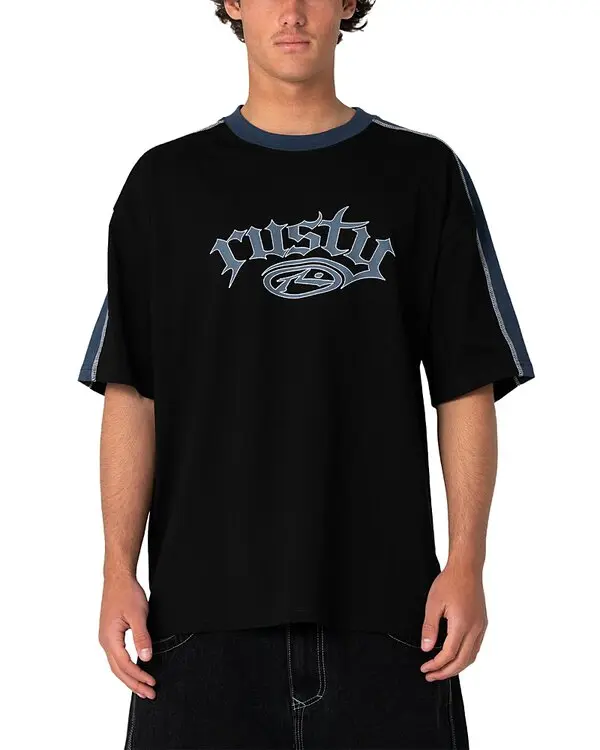 RUSTY Scream Logo T-shirt