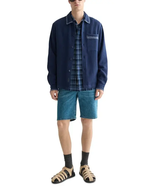 Scotch & Soda Waffle Structure Relaxed Fit Shirt