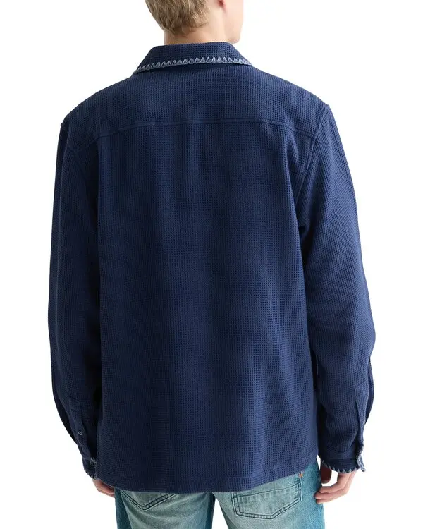 Scotch & Soda Waffle Structure Relaxed Fit Shirt