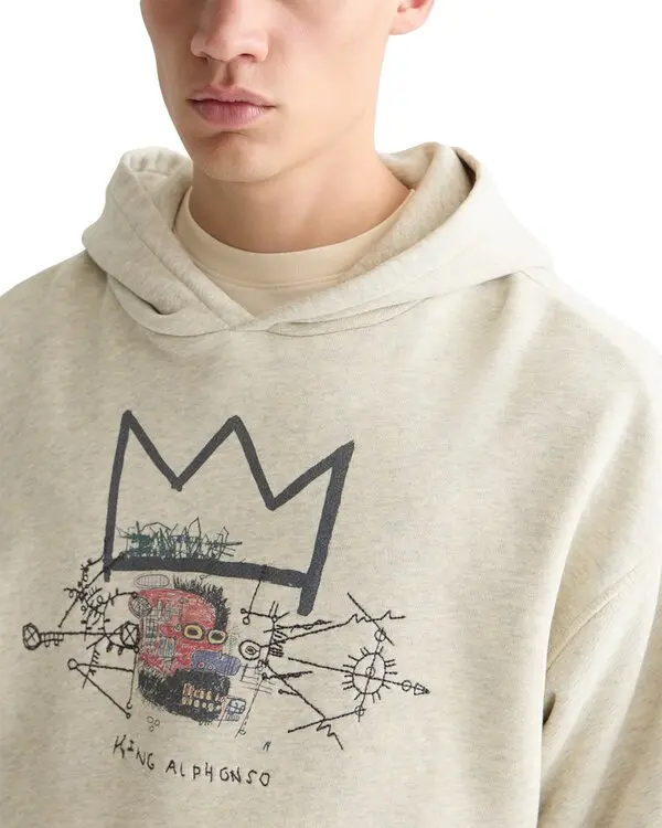 Scotch & Soda Basquiat Artwork Relaxed Fit Hoodie