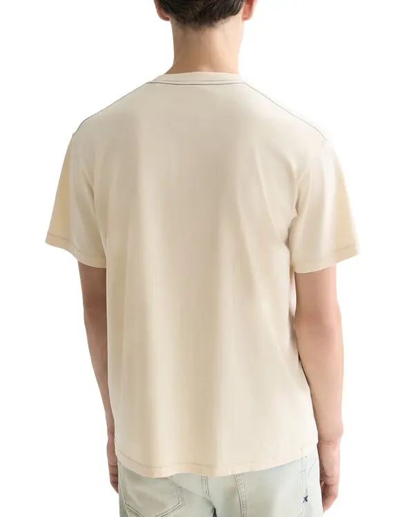 Scotch & Soda Basquiat Artwork Relaxed Fit Tee - Eggnog