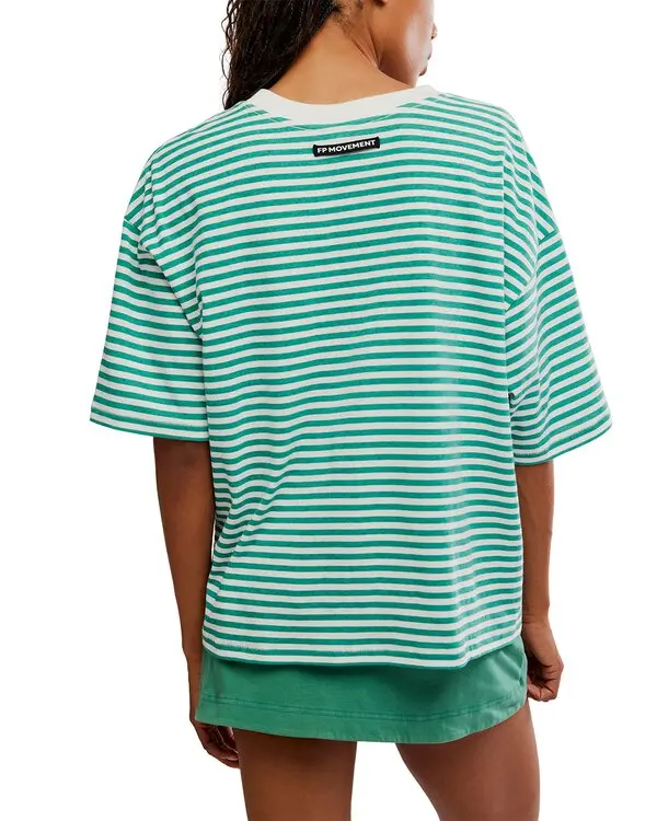 Free People Stripe Tackle Tee