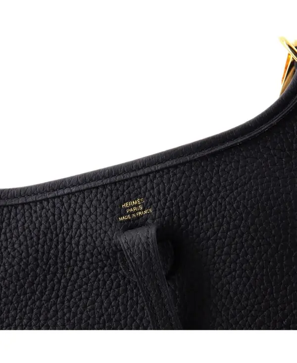Hermès Tpm Evelyne Bag Gen Iii Clemence - Black
