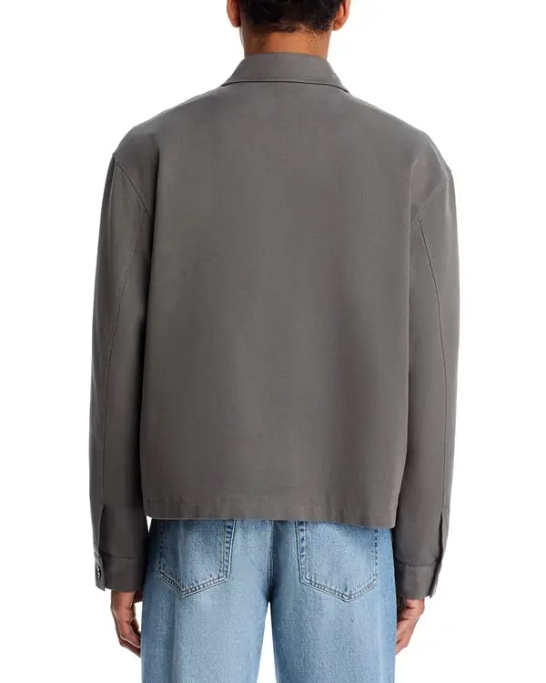 FRAME Canvas Zip Trucker Jacket - Modern Grey