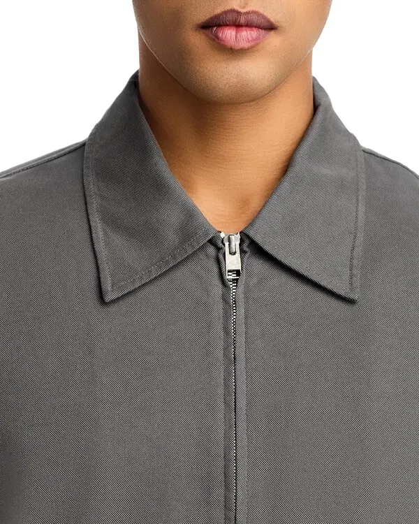 FRAME Canvas Zip Trucker Jacket - Modern Grey