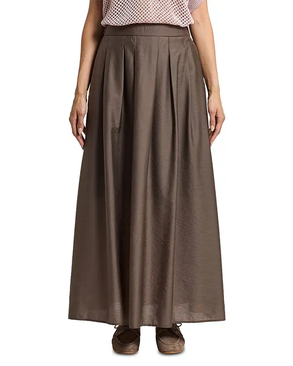 Peserico Pleated Maxi Skirt