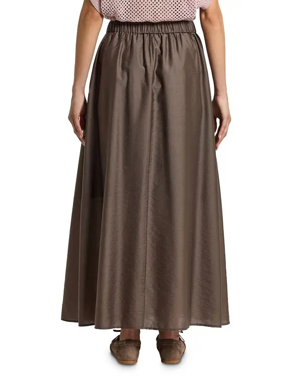 Peserico Pleated Maxi Skirt