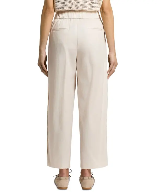 Peserico Pull On Elasticized Waist Pants - Beige Birch