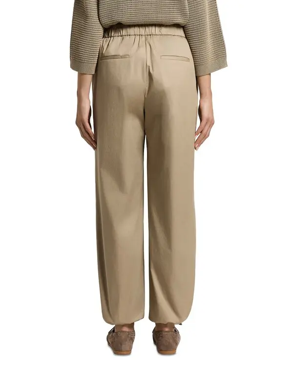 Peserico Elasticized Hem Pants